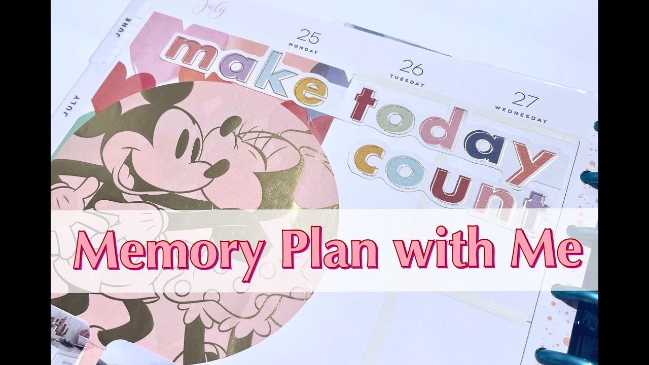 Memory Plan with Me: 2 layouts - YouTube