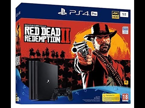 SONY PS4 'Red dead Redemption II 1TB Version Unboxing & Gaming Demo // The technoboy