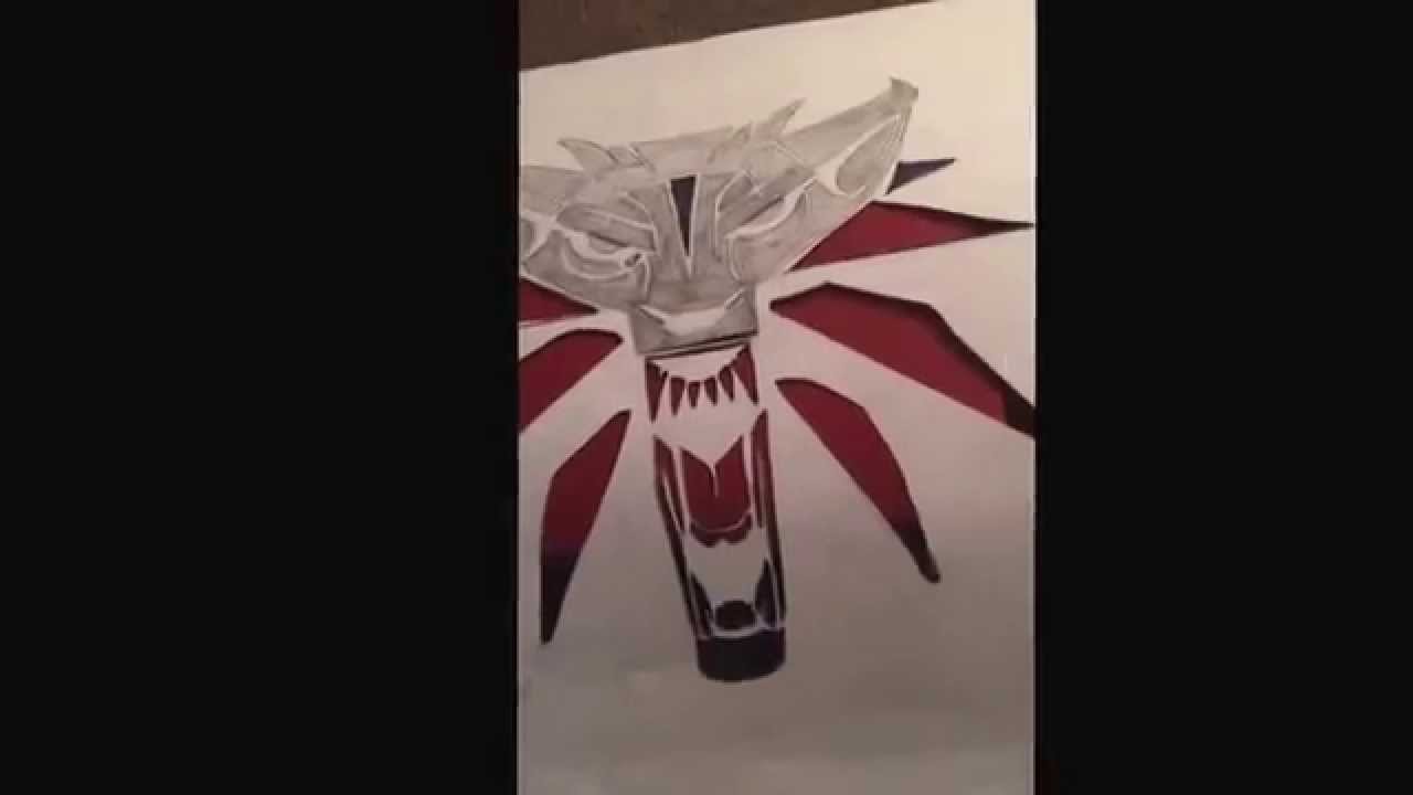 Witcher 3 logo spraypaint - YouTube