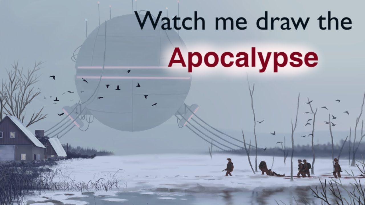 Learning to draw the Apocalypse (Procreate)!! - YouTube
