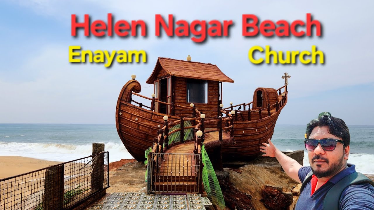 Helen Nagar beach Enayam ⛱️ II Kappal Matha @jackwesvlogs #beach # ...
