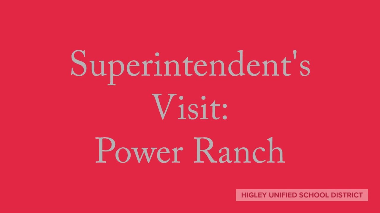 Superintendent's visit Power Ranch Elementary - YouTube