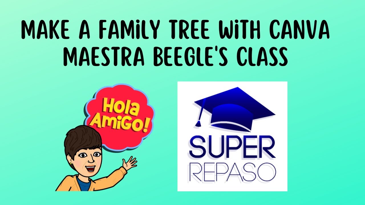 Make a Family Tree using CANVA - YouTube