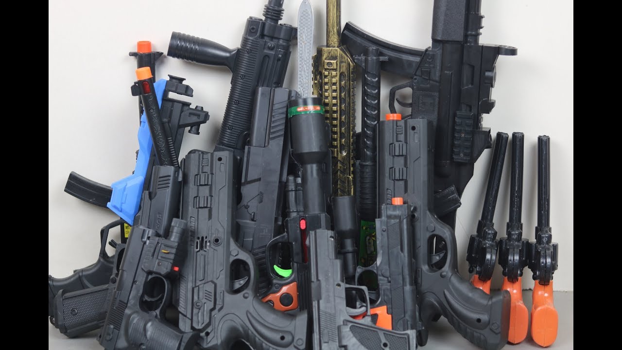 Box of Toys!Gun Box Toys Military & Police EquipmentMy Massive Nerf Gun ...