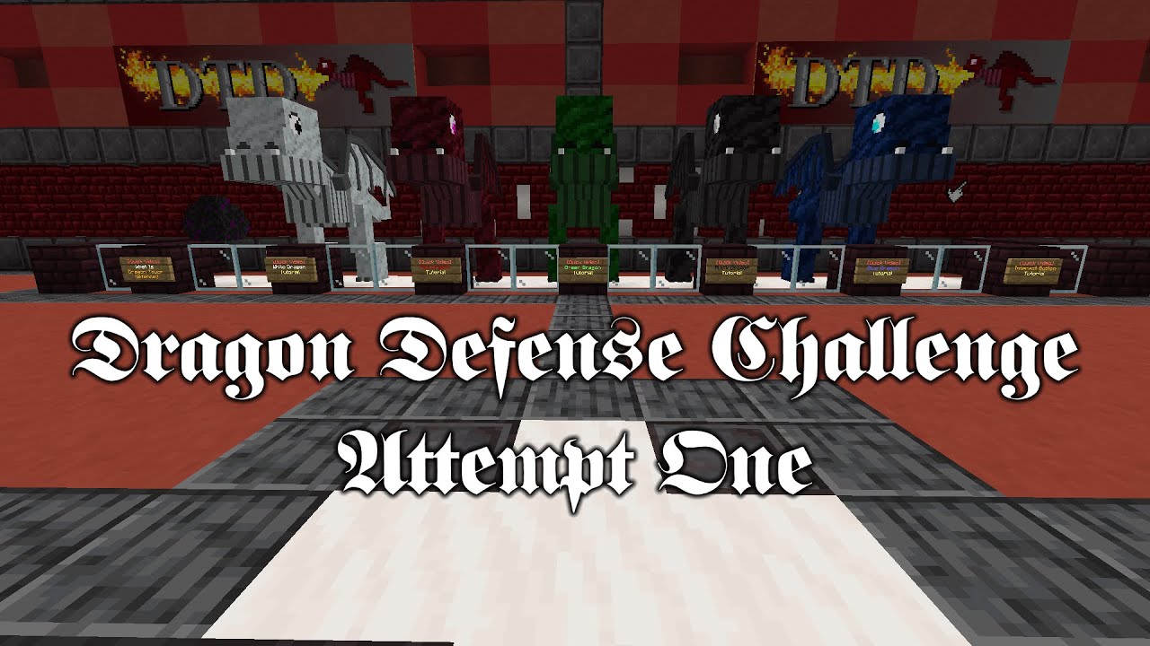 Dragon Defense Challenge Attempt 1 - YouTube