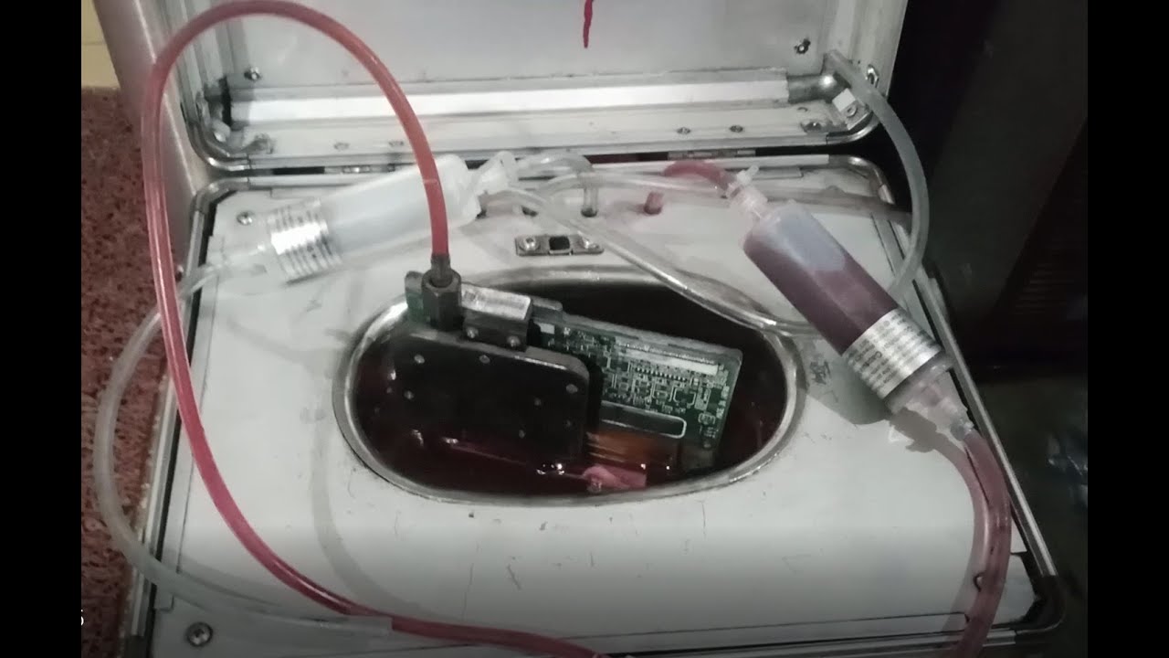 ultrasound head cleaning and vibrating - YouTube