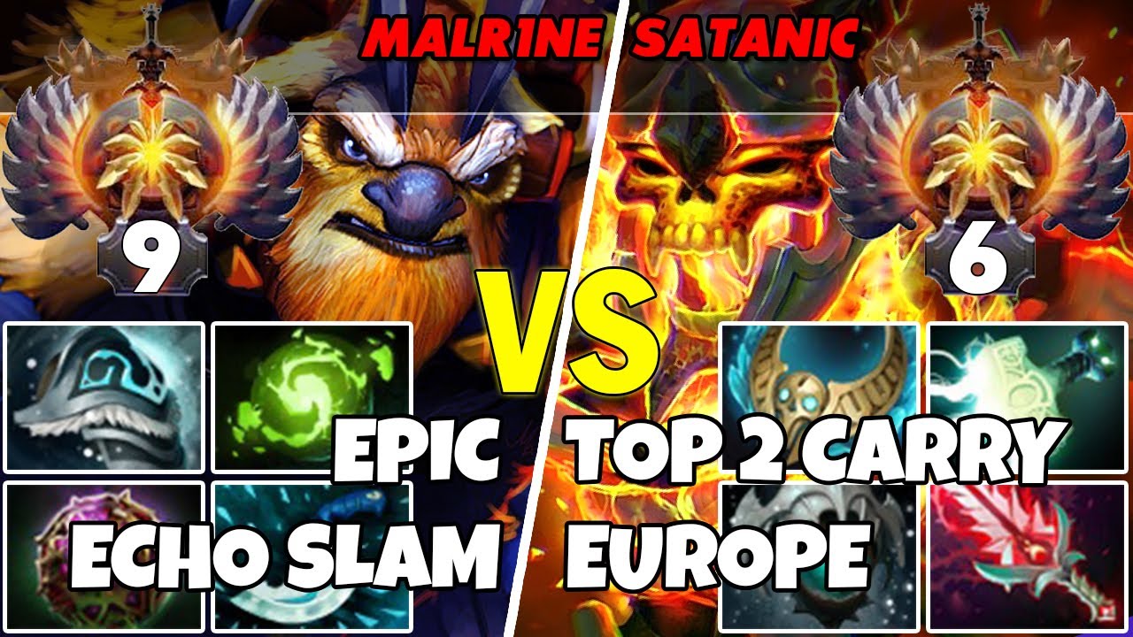 MALR1NE (EARTHSHAKER) Mid vs SATANIC (CLINKZ) Carry - Epic Battle Of ...