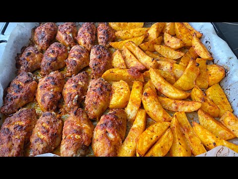 FIRINDA TAVUK KANAT TARİFİ - MANGAL TADINDA SOSLU TAVUK KANAT ❗️