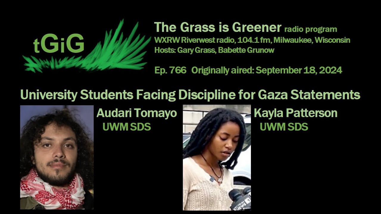 Ep 766 SDS Students on their Gaza Activism - YouTube