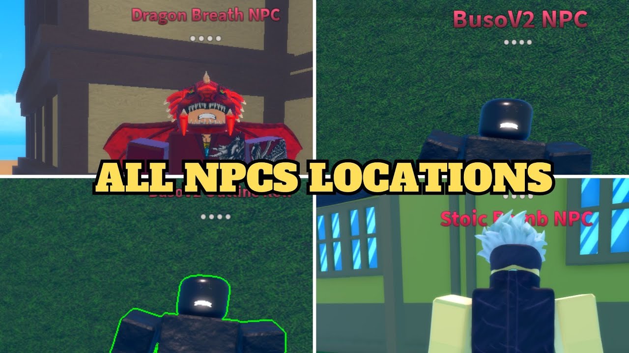 Updated NPC LOCATIONS (2nd & 3rd SEA) Z Piece - YouTube
