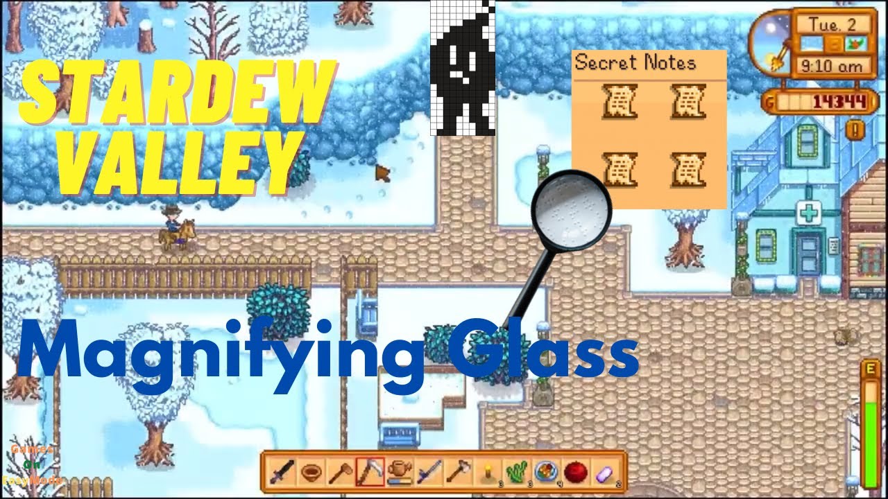 Stardew Valley A Winter Mystery Magnifying Glass YouTube Stardew Valley A Winter Mystery Magnifying Glass YouTube