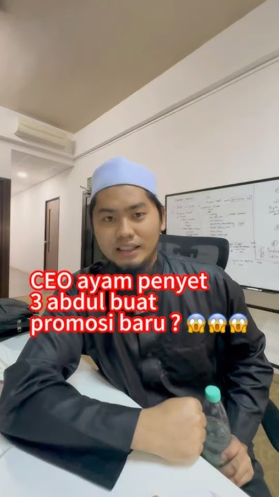 Hari pertama sebagai seorang CEO 3 abdul kita nak belanja orang kulai 😍😍😍 #shorts - YouTube