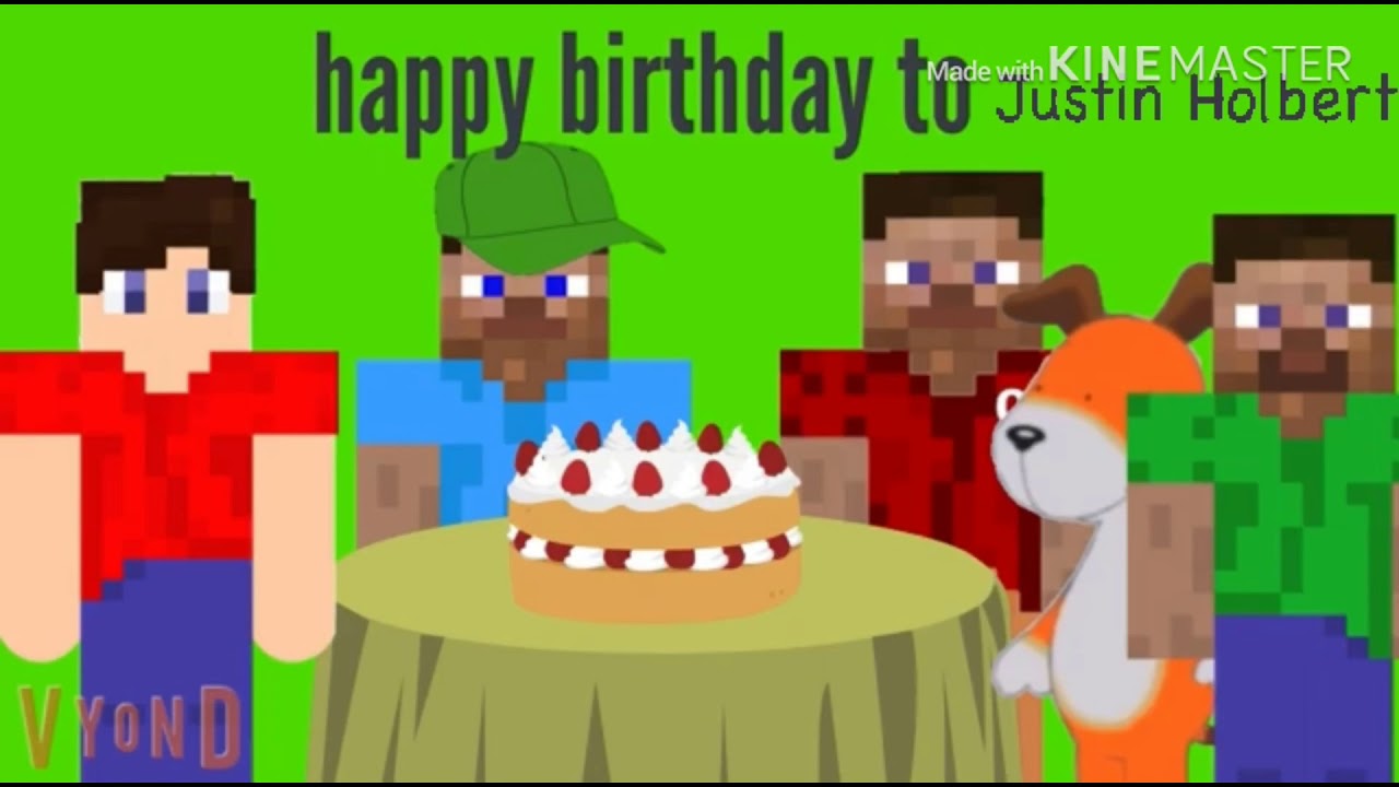 A Birthday Song For Justin Holbert - YouTube