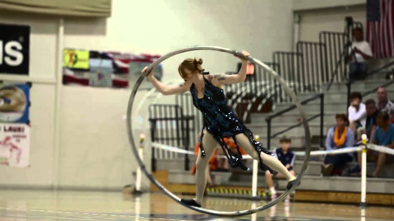 WC 2013 in Wheel Gymnastics Cyrwheel FinalsIsabelle Kelly Jo Stull 5th ...