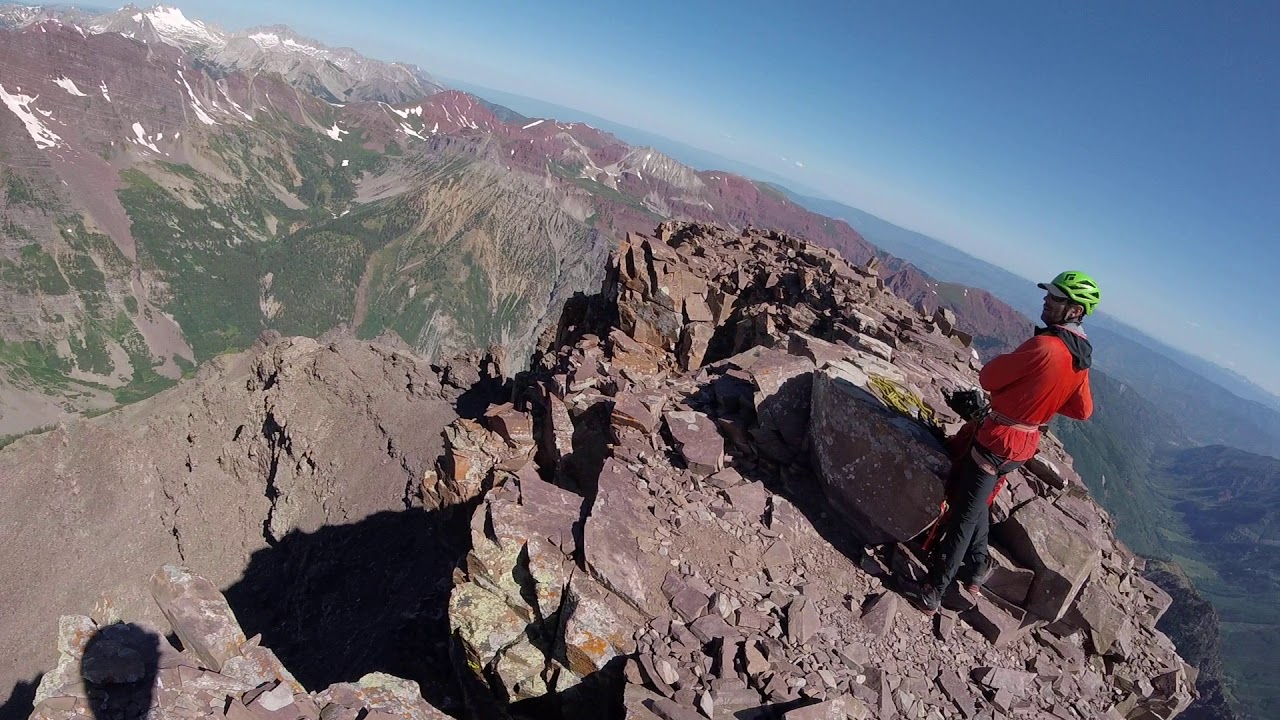 Pyramid Peak Summit - YouTube