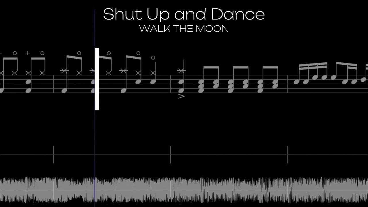 WALK THE MOON - Shut Up and Dance (Drum Notes) [Level - Medium] - YouTube