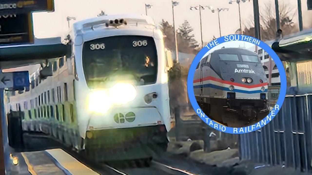 GO Equipment Move Flying Through Oakville GO | 02/10/2024 - YouTube