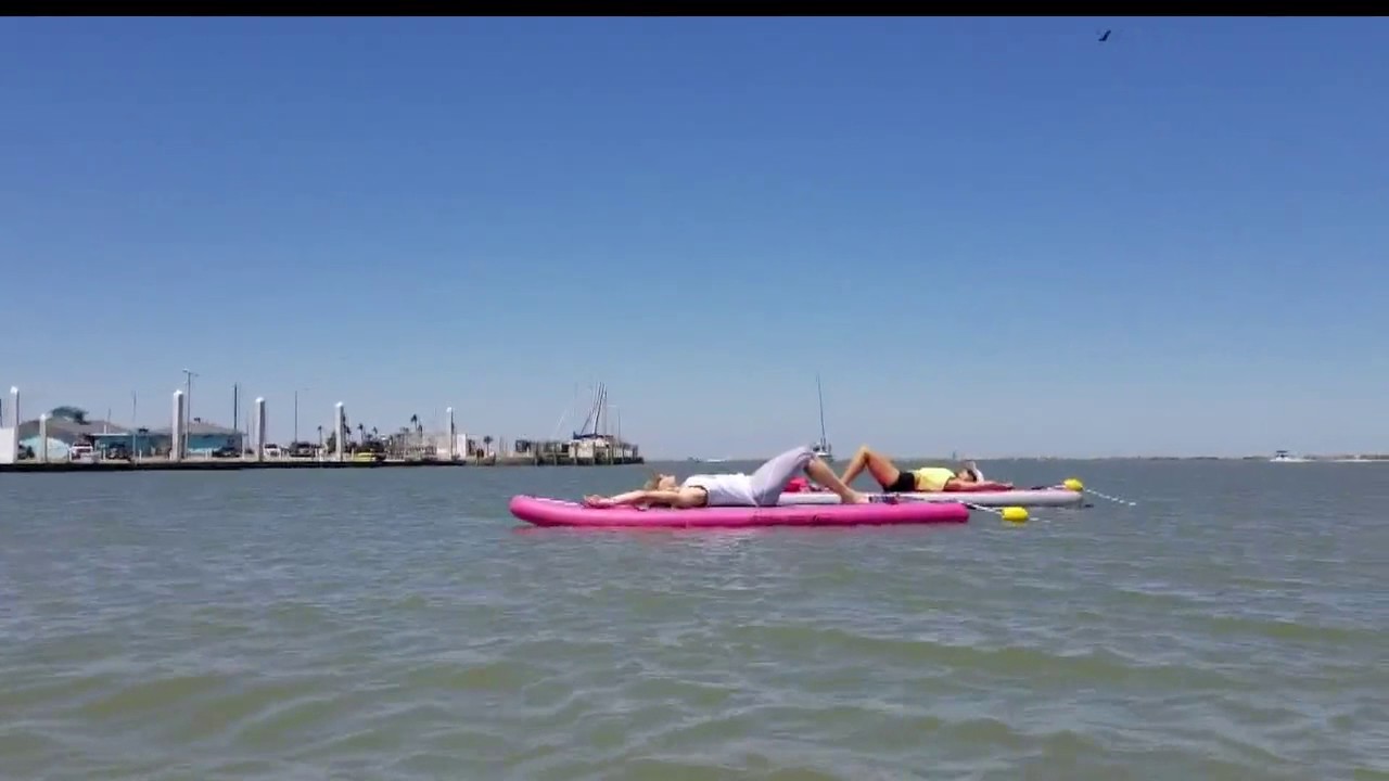 Corpus Christi's first floating yoga studio - YouTube