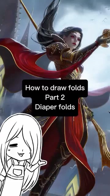 How to draw diaper folders by Xiofan #shorts - YouTube