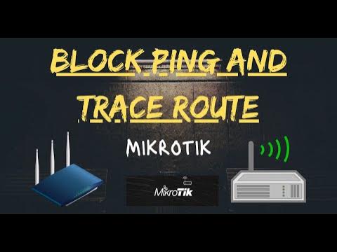 How to Block 'Ping' and 'Traceroute' on a WAN Interface - YouTube