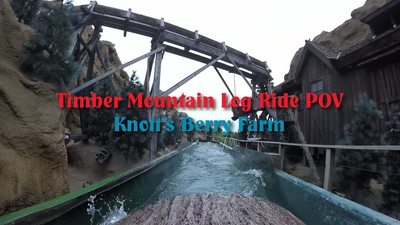 Timber Mountain Log Ride POV - Knott's Berry Farm (HD) - YouTube