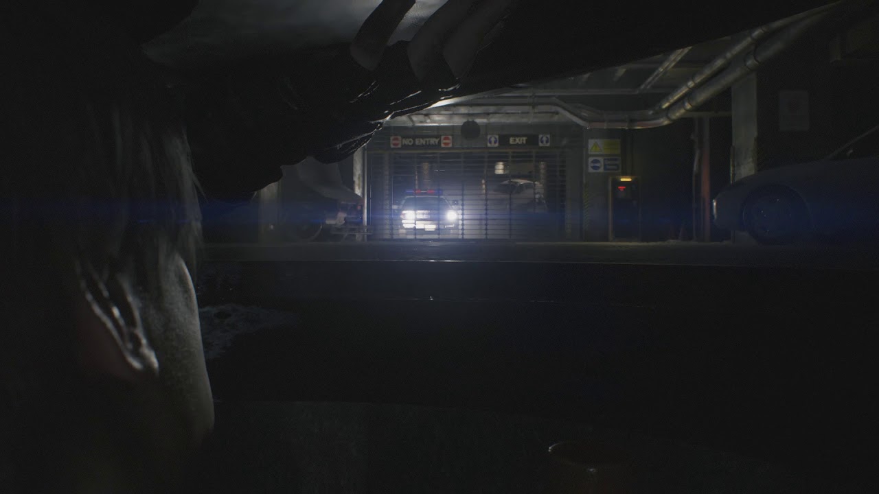 Resident Evil 2 remake all scenes - Leon reaches underground parking ...