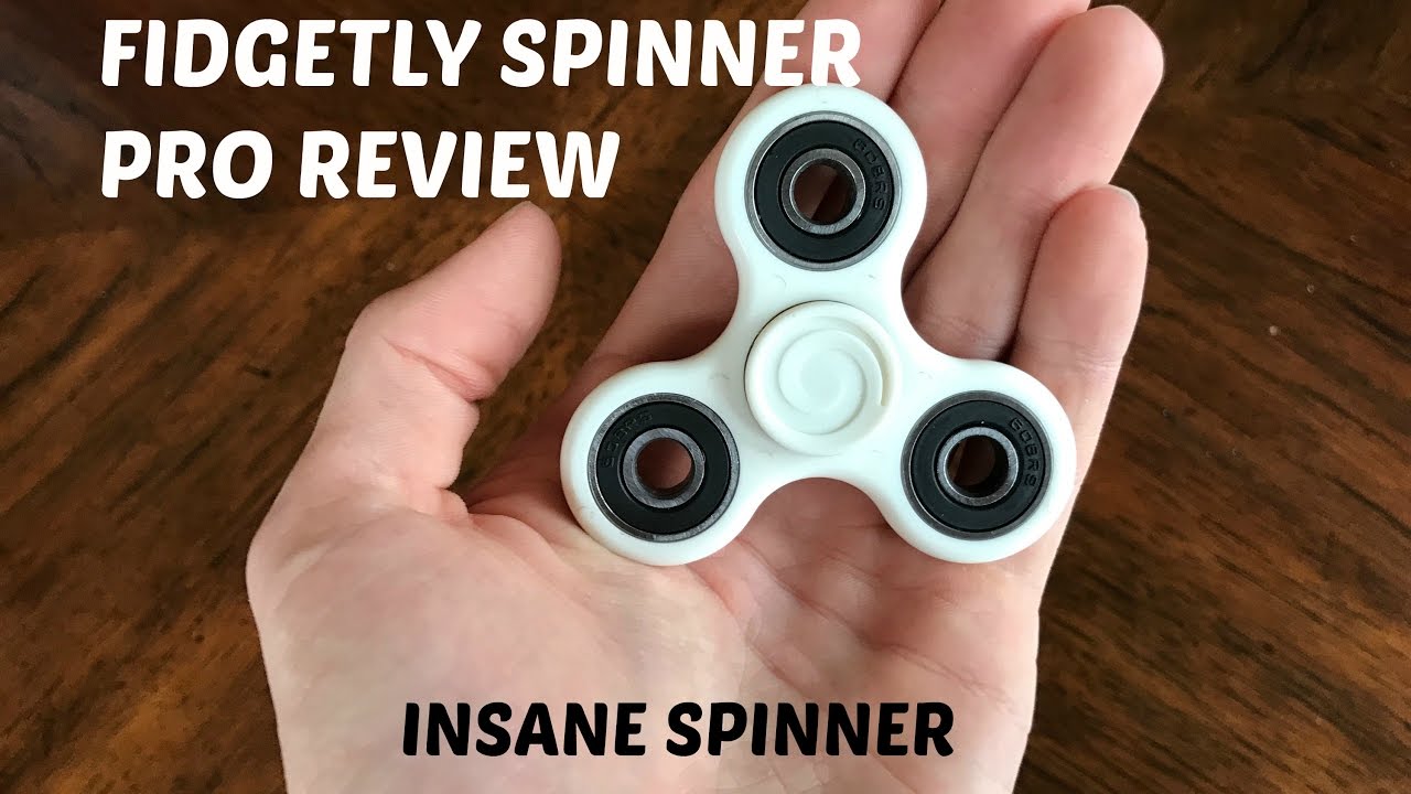 FIDGETLY PRO SPINNER REVIEW - YouTube