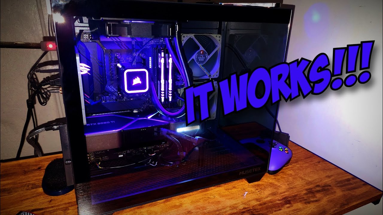 I Built My First Pc (fan warning) - YouTube