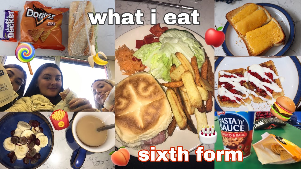 WHAT I EAT IN A WEEK | SIXTH FORM EDITION - YouTube