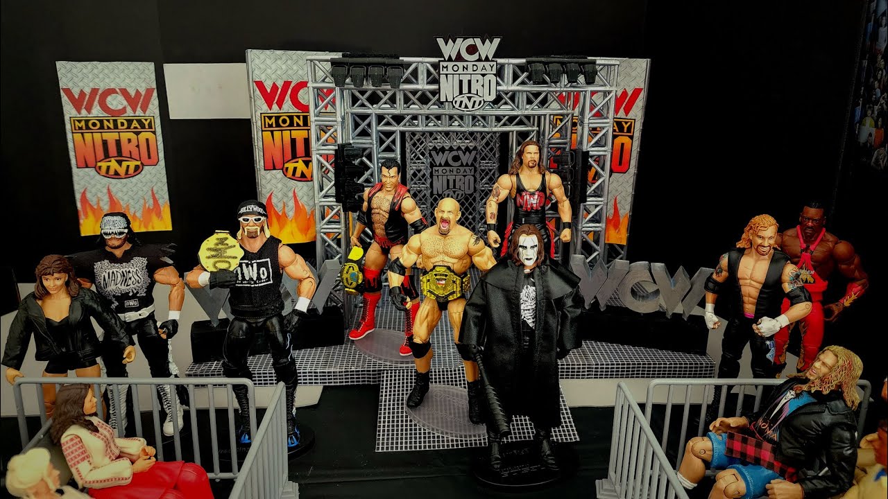 WCW Monday Nitro Stage by ThreadHeadCustomClothing Display - YouTube