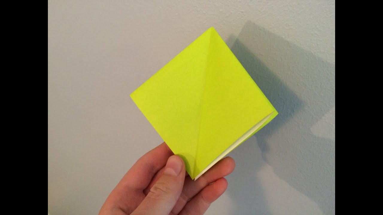 How To Make An Origami Preliminary-fold - YouTube