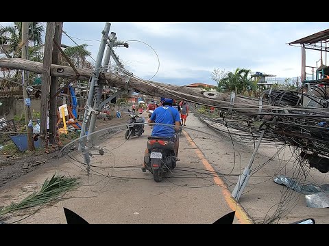 Lapu Lapu situation after Typhoon Odette Masiwa road to Marigondon - YouTube