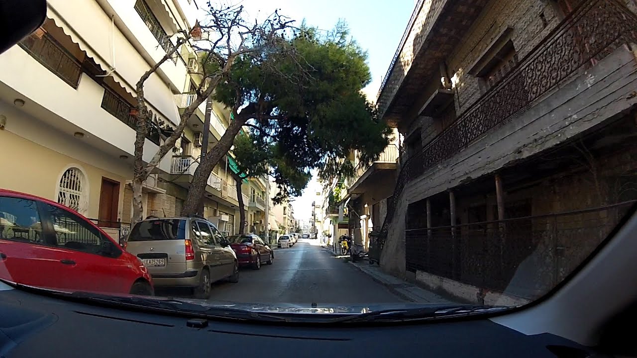 Driving in Nea Ionia, Athens, Greece (Οδήγηση στη Νέα Ιωνία, Αθήνα ...