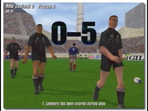 [PS2]Rugby Gameplay 2001 New Zealand vs Australia - YouTube