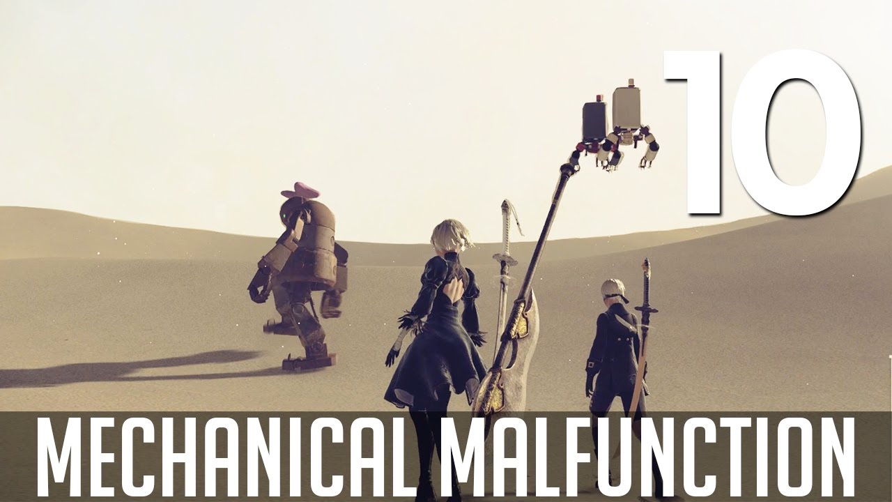 [10] Mechanical Malfunction (Let's Play NieR: Automata PC w/ GaLm ...