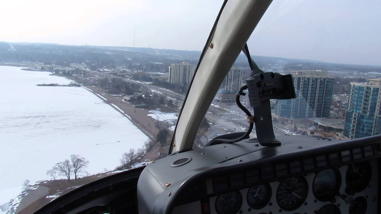 Helicopter Sightseeing Tour Barrie Ontario Winterfest - YouTube
