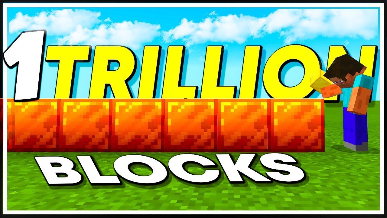 I Placed 1 Trillion Blocks in Minecraft - YouTube