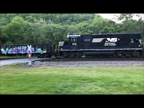GP59E & RP-M4C Trails NS 18M - YouTube