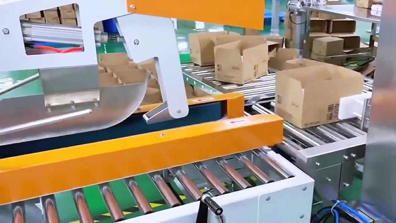 wet wipes carton packaging machine with automated feeding system - YouTube