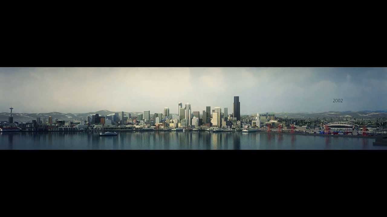 Seattle Skyline: 1950-2016 - YouTube