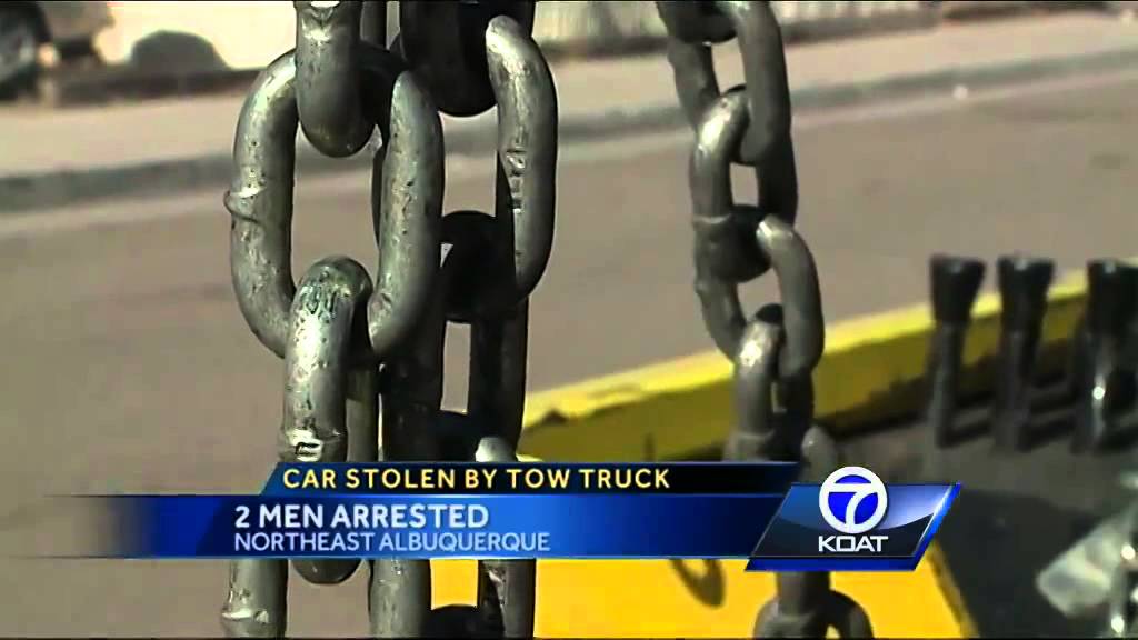 Police: Pair used tow truck in car theft - YouTube