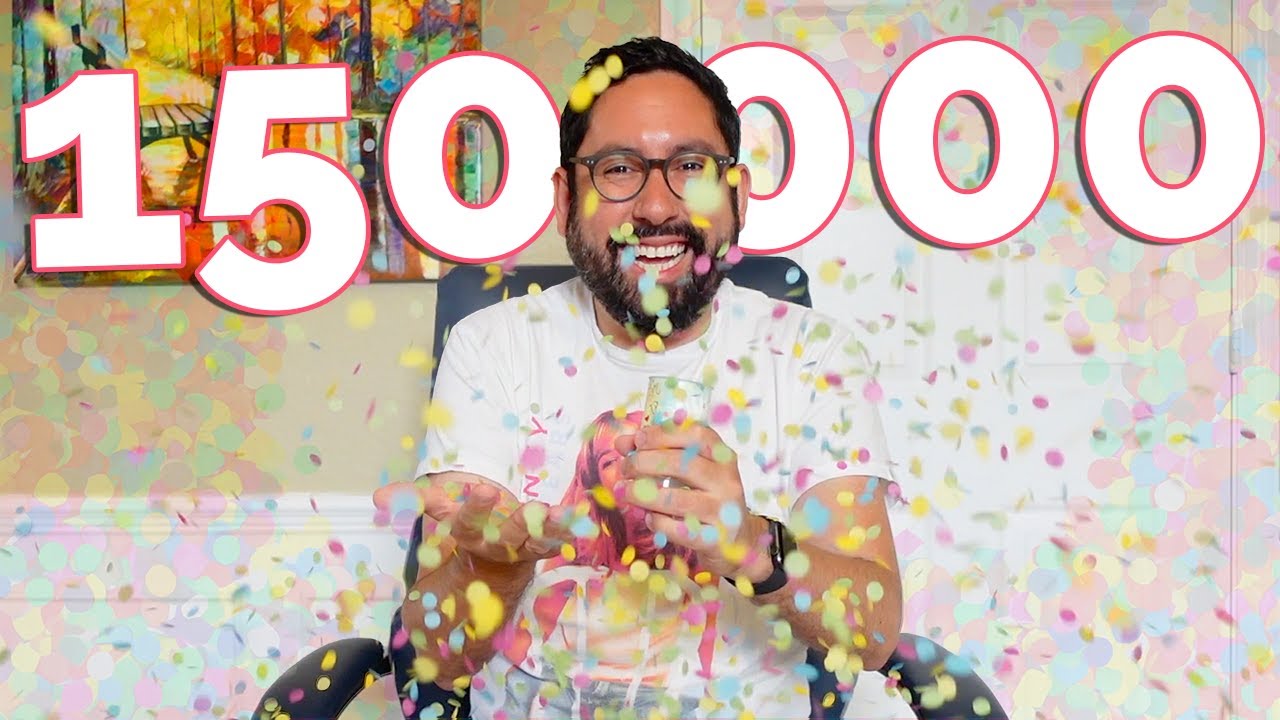 An emotional celebration of 150,000 subscribers 💛 Thank you 🎉 - YouTube