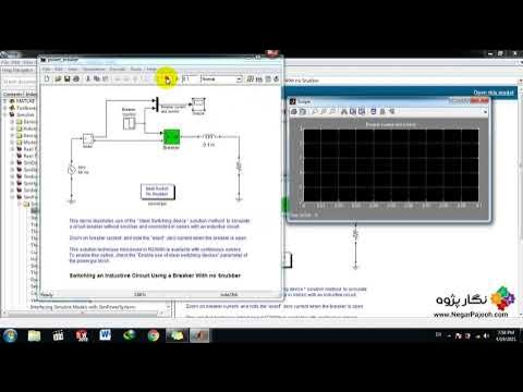 Switching an Inductive Circuit Using a Breaker with no Snubber -MATLAB - YouTube