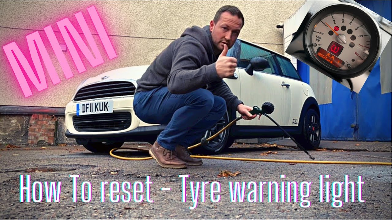 Mini - How To Reset your Tyre Warning Light - YouTube