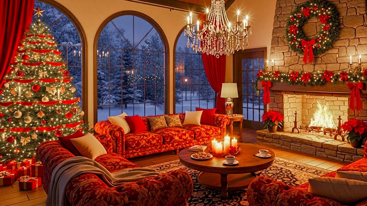 Relaxing Christmas Music 🎄 Soothing Christmas Instrumentals for Study ...