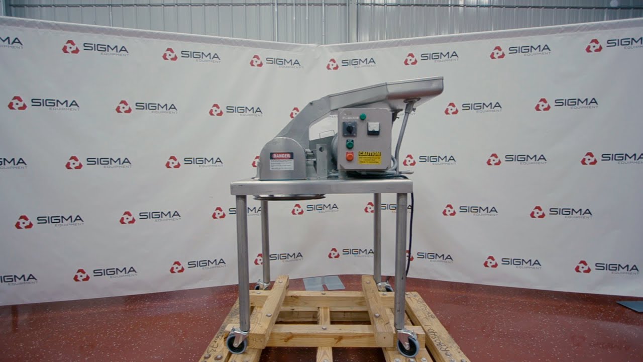 Fitzpatrick Fitzmill Comminutor DAS06 Hammermill Demo - YouTube