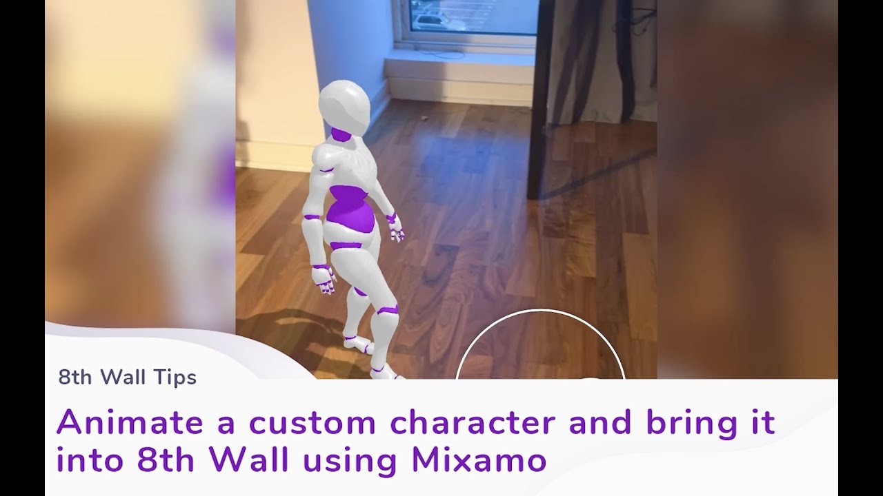 8th Wall - Animating 3D Characters with Mixamo and bringing them into an interactive AR ...