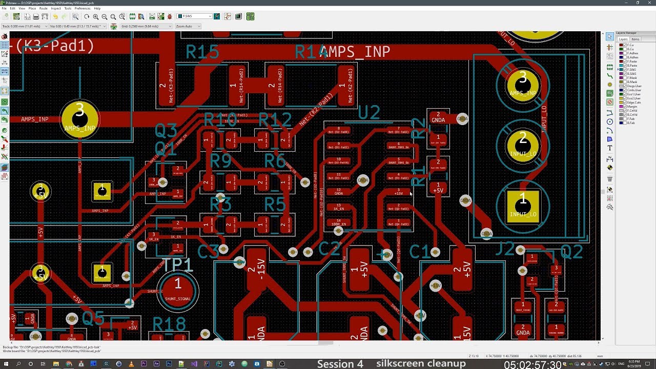 Routing PCB with KiCad 5.1 - YouTube