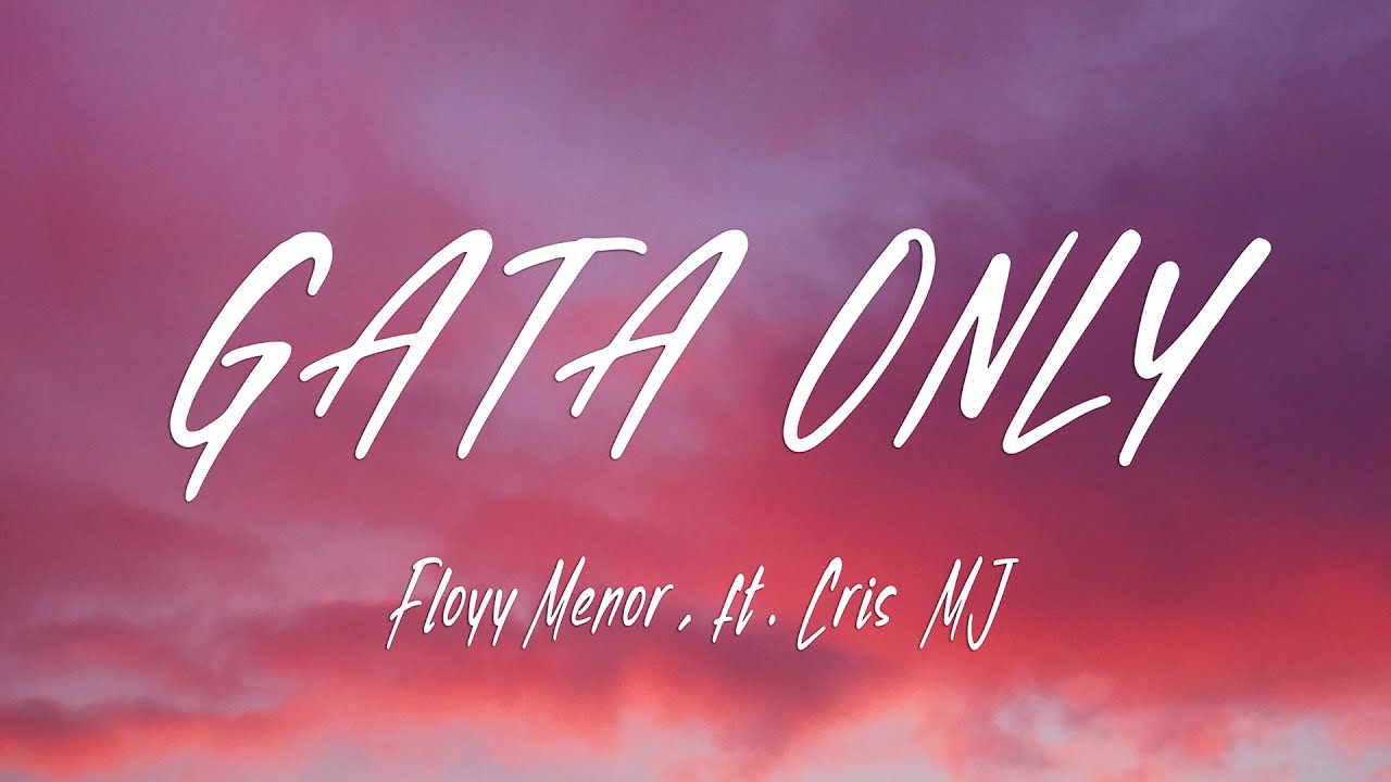 FloyyMenor - GATA ONLY ft. Cris MJ (Letra/Lyrics) - YouTube