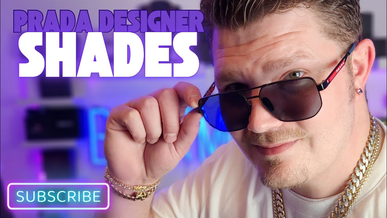 Prada Linea Rossa Navigator Violet Lens Men's Sunglasses Review! - YouTube